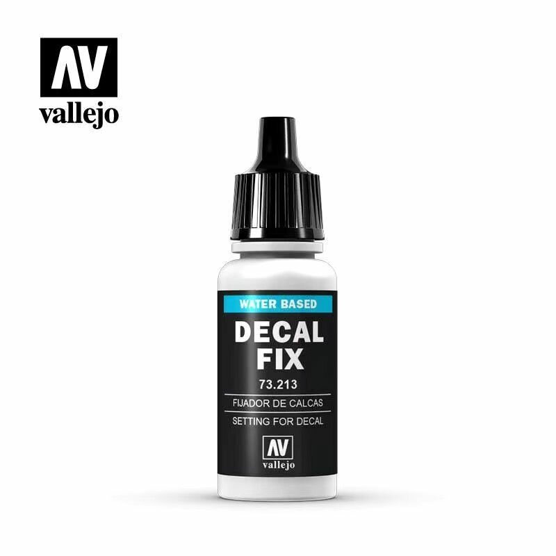 Vallejo AIRBRUSH THINNER Раствор для размягчения и фиксации клея на водной основе, 17 мл, AV 73213.