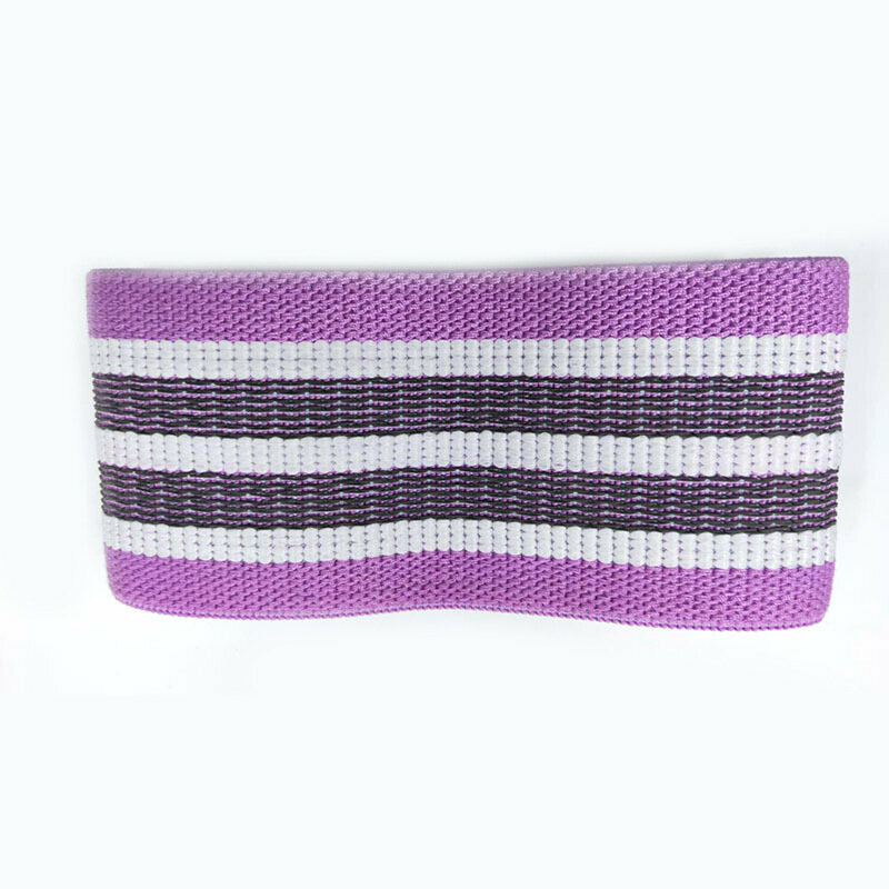 Лента для йоги "Фитнес-бустер", эластичная, фиолетовая