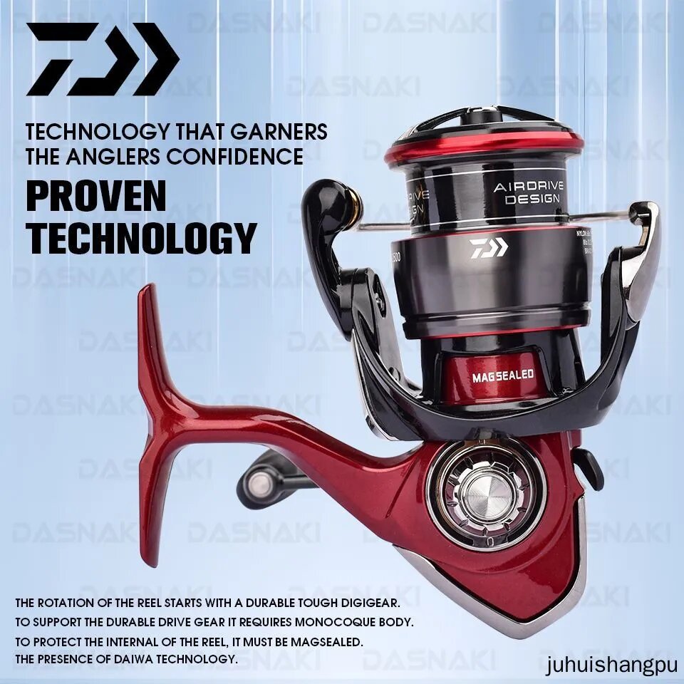 Daiwa FUEGO CS LT 2025 2500 5.3:1 Катушка для рыбалки красный — фото 1