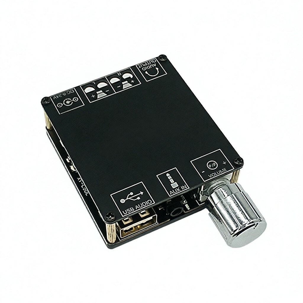 Мини 50Вт x 2 BT 5.0 Беспроводной аудио цифровой усилитель мощности Бесконечная настройка стерео платы Усилитель Двухканальный усилитель Amplificador C50L