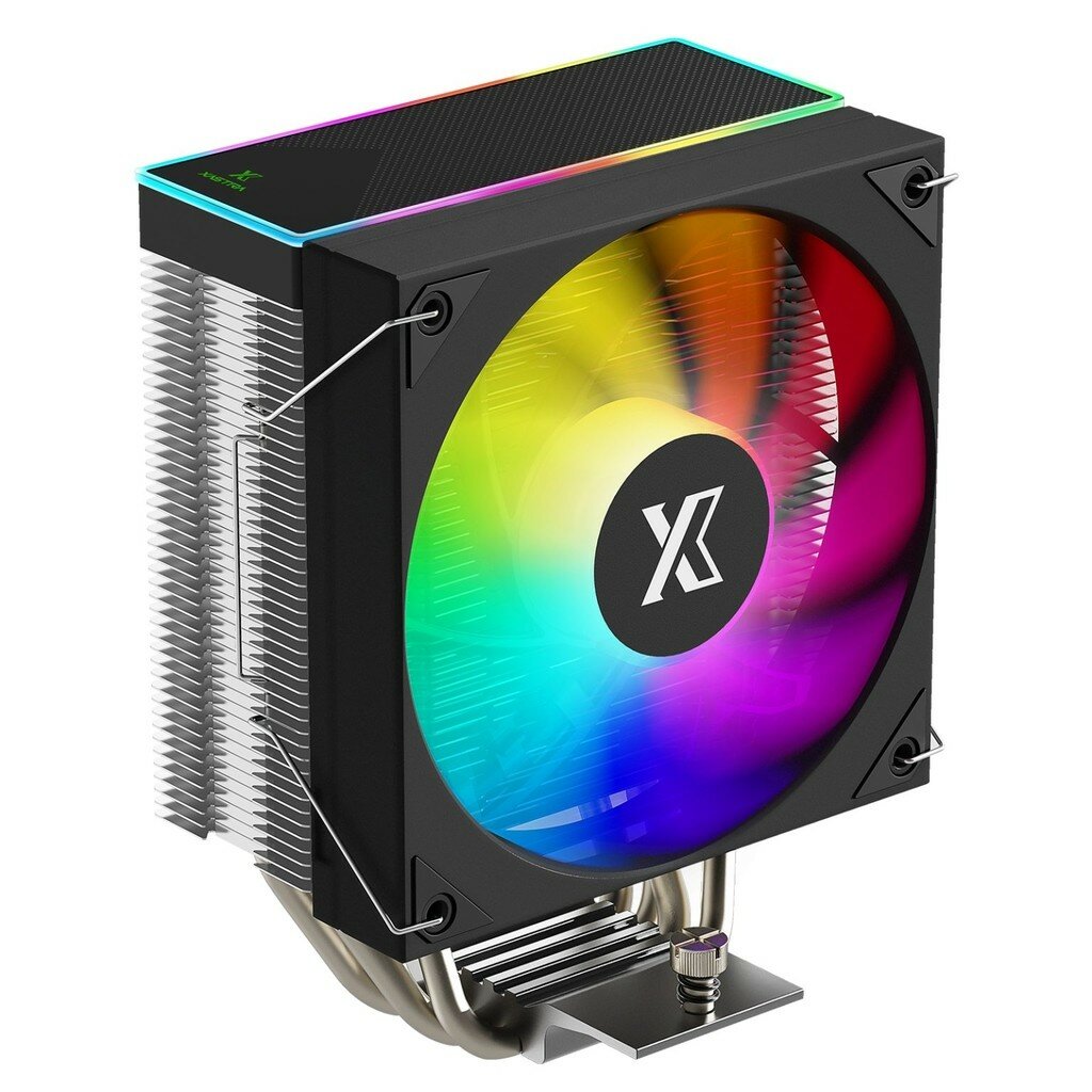 Кулер XASTRA AR400 ARGB LGA1851/1700/1200/115X/AM5/AM4 (TDP 220W, 4 тепл. трубки , PWM FAN ARGB 120mm)