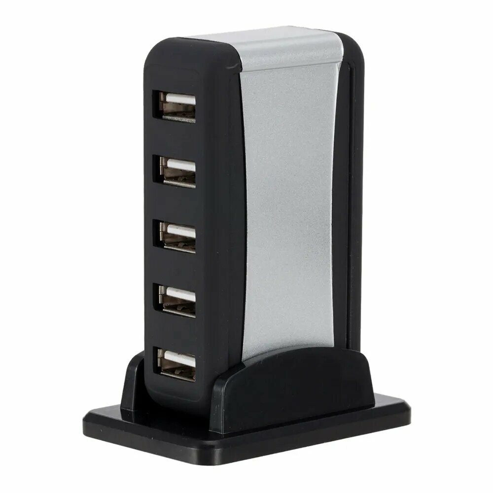USB-хаб 7 портов с питанием и вертикальной подставкой