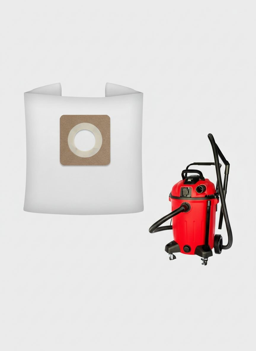 DB сменные мешки для пылесоса Elitech ПС 1260А (5 шт.) DUST BAG