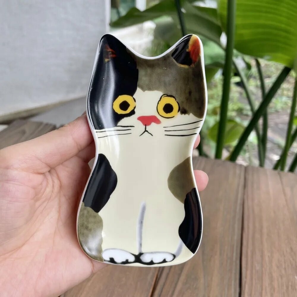 Блюдце 7 см 1 шт черный матовый