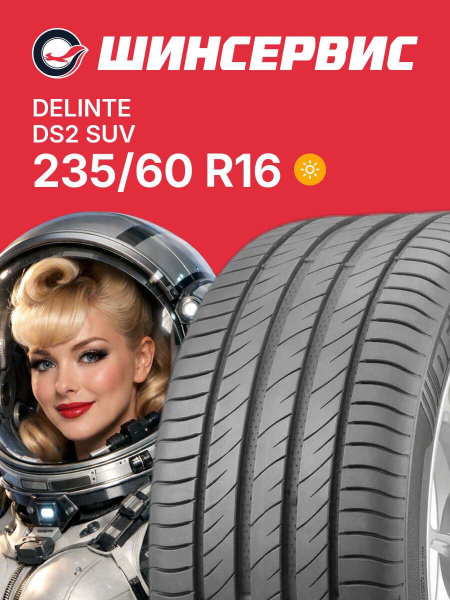 Летняя шина Delinte DS2 SUV 235/60 R16 100H