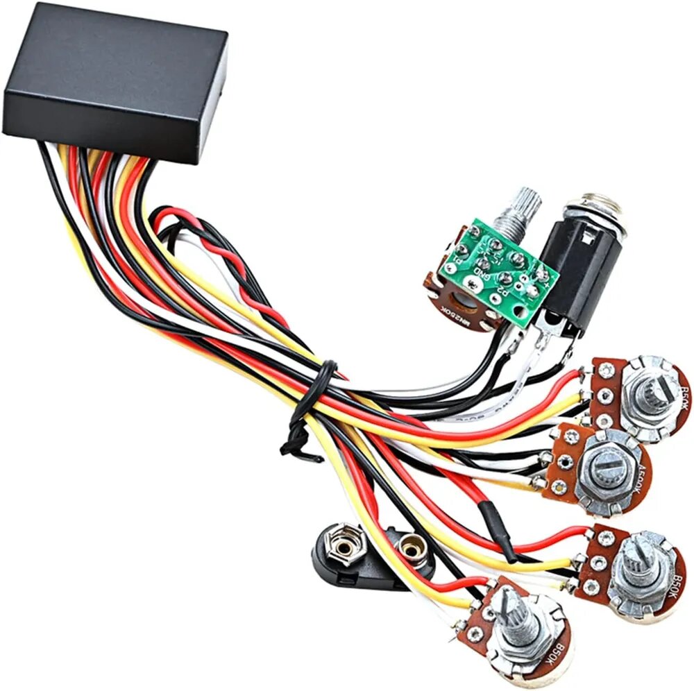 Активные и пассивные 3-полосные предусилители для бас-гитар и электрогитар