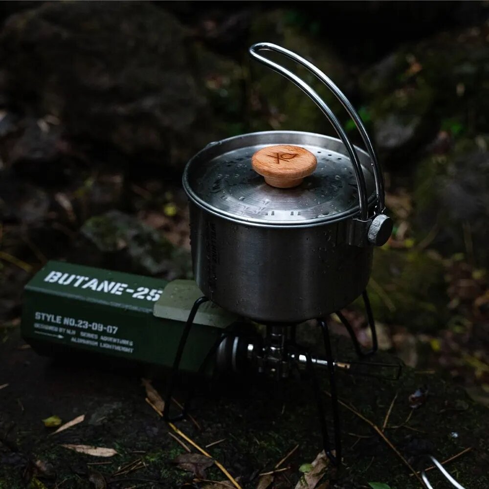Канистра для ГСМ Butane-250G Оливковый цвет шестиугольная форма для газовых баллонов — фото 1