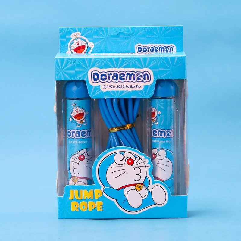 Детская скакалка с милым мультяшным дизайном, длина 2,5 метра, регулируемая спортивная веревка для фитнеса и тренировок, подходит для школьников и взрослых,