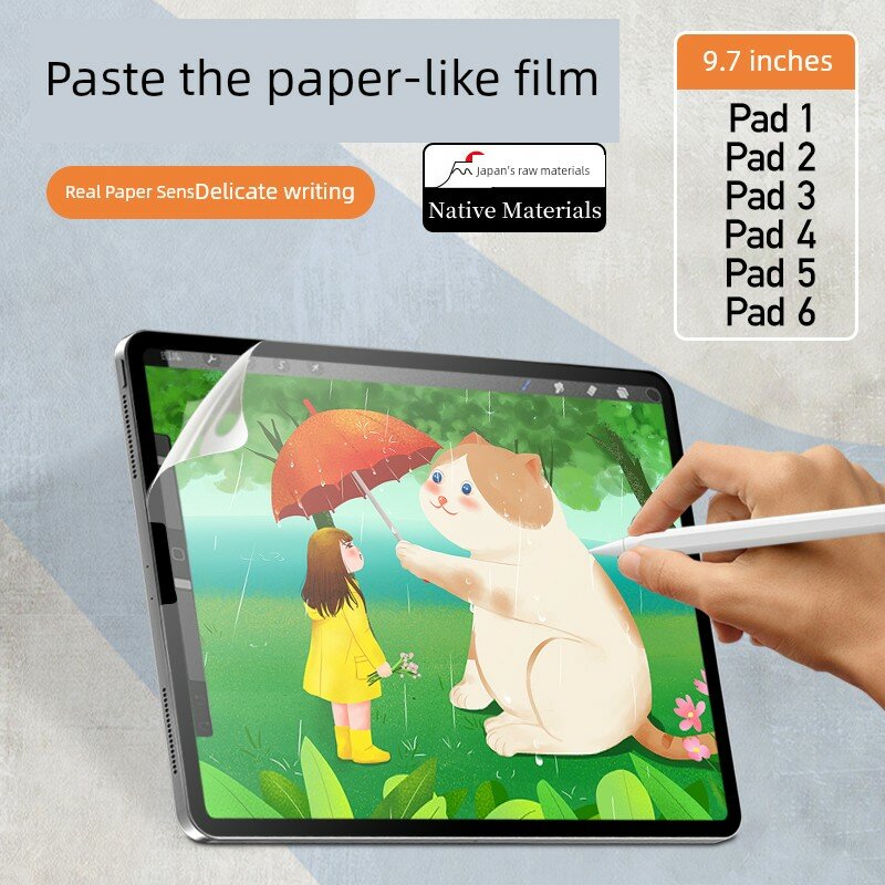 Магнитная пленка WiWU, имитирующая бумагу, для iPad Pro 2025, пленка для iPad 2024, мягкая светонепроницаемая пленка