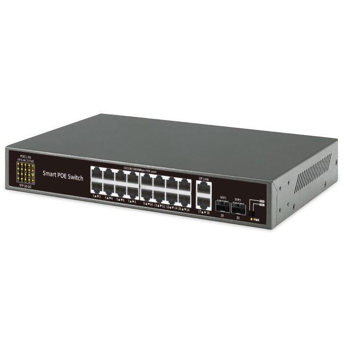 18-ти портовый коммутатор с POE Proline LG481622QG POE Switch