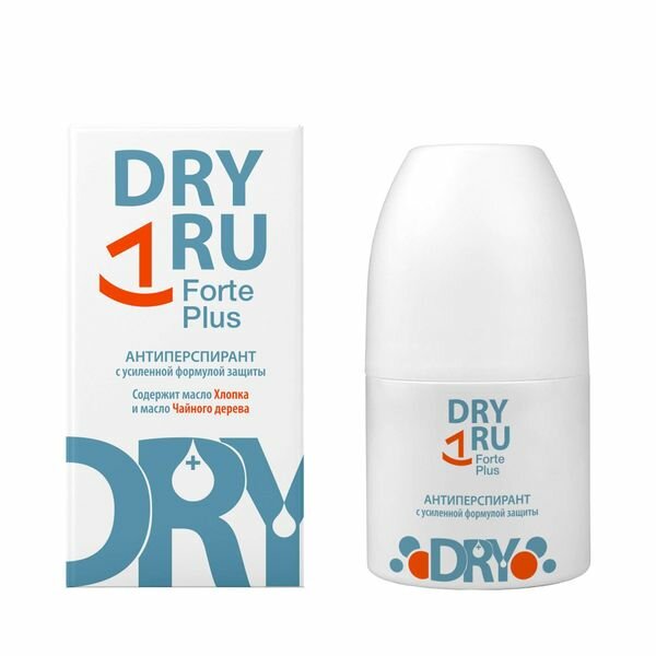 Дезодорант с усиленной формулой защиты Форте Плюс Dry Ru/Драй Ру 50мл