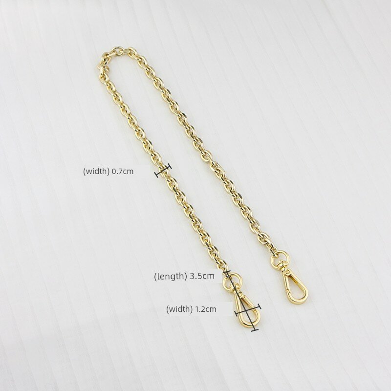 Подлинный аксессуар для сумки McM, золотая двойная пряжка (K Gold), 130 см, заменяемый ремешок для плечевых сумок