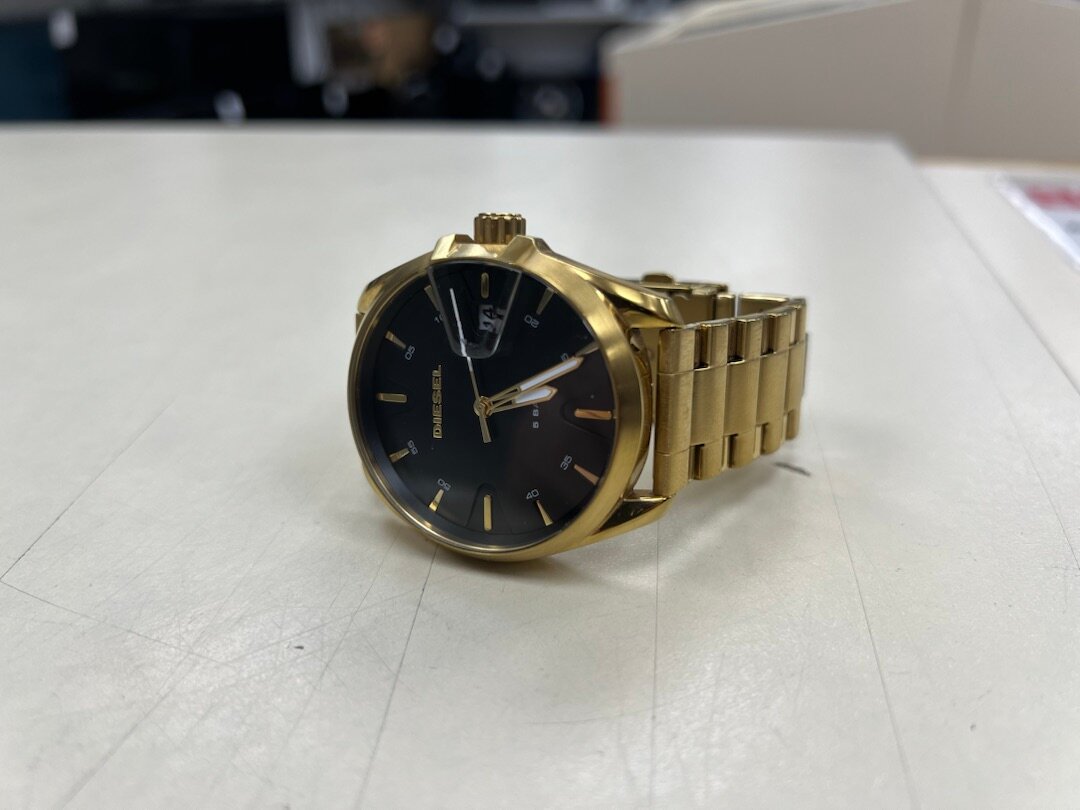 Наручные часы DIESEL MS9, золотой, Б/У, Уценка