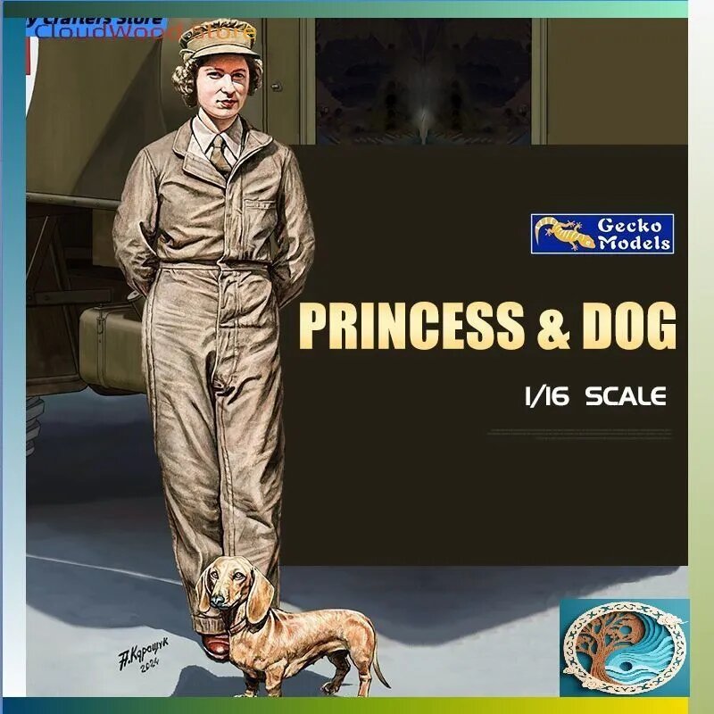 Gecko Models 16GM0020 1/16 PRINCESS & DOG Принцесса и собака модель