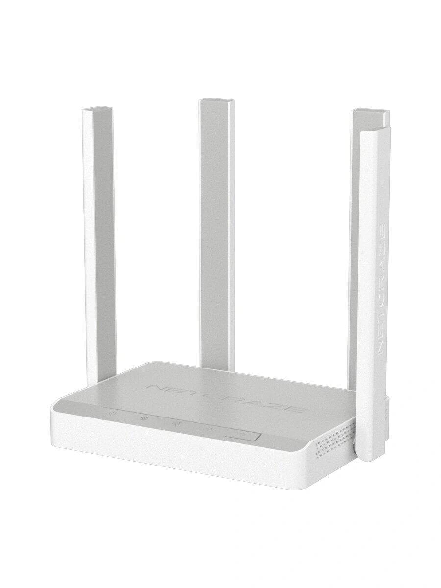 Wi-Fi роутер Netcraze (Keenetic) NC-2212 Runner 4G, N300, 2.4ГГц, 4 WAN/LAN порта, 3G/4G модем, 4 внешние антенны