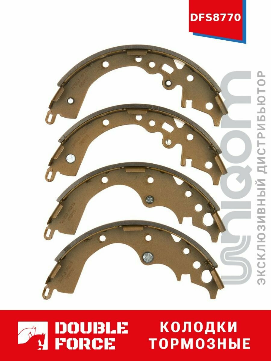 Колодки тормозные задние барабанные TOYOTA TACOMA 2004 - 2015 Double Force DFS8770