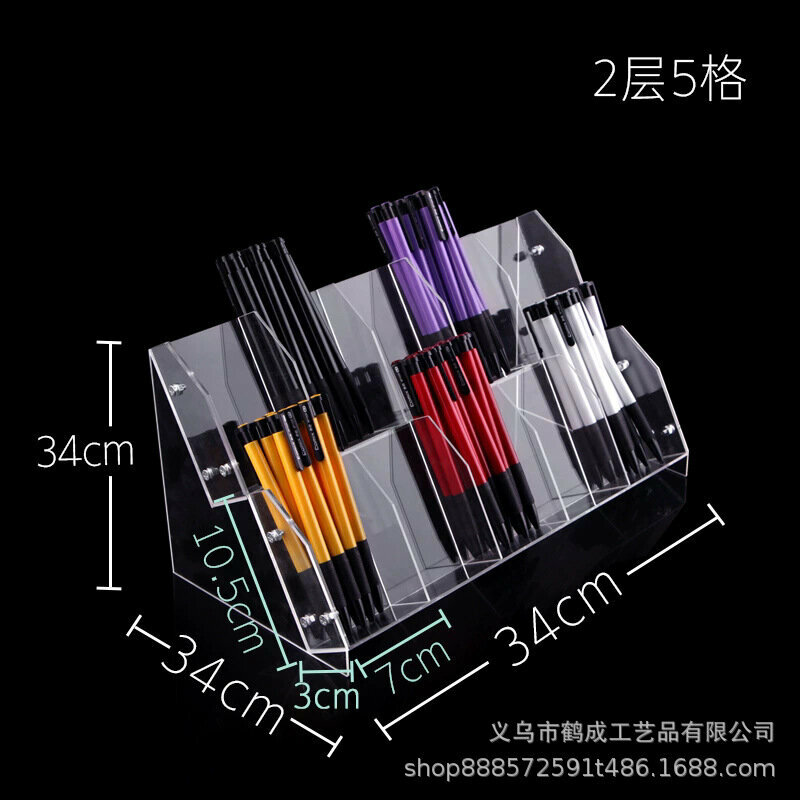 Подставка для ручек, канцелярский магазин, стойка для гелевых ручек, карандаш, карандаш для бровей, шариковая ручка, акриловый ящик для хранения ручек, держатель для ручек, стойка для сменных стержней.