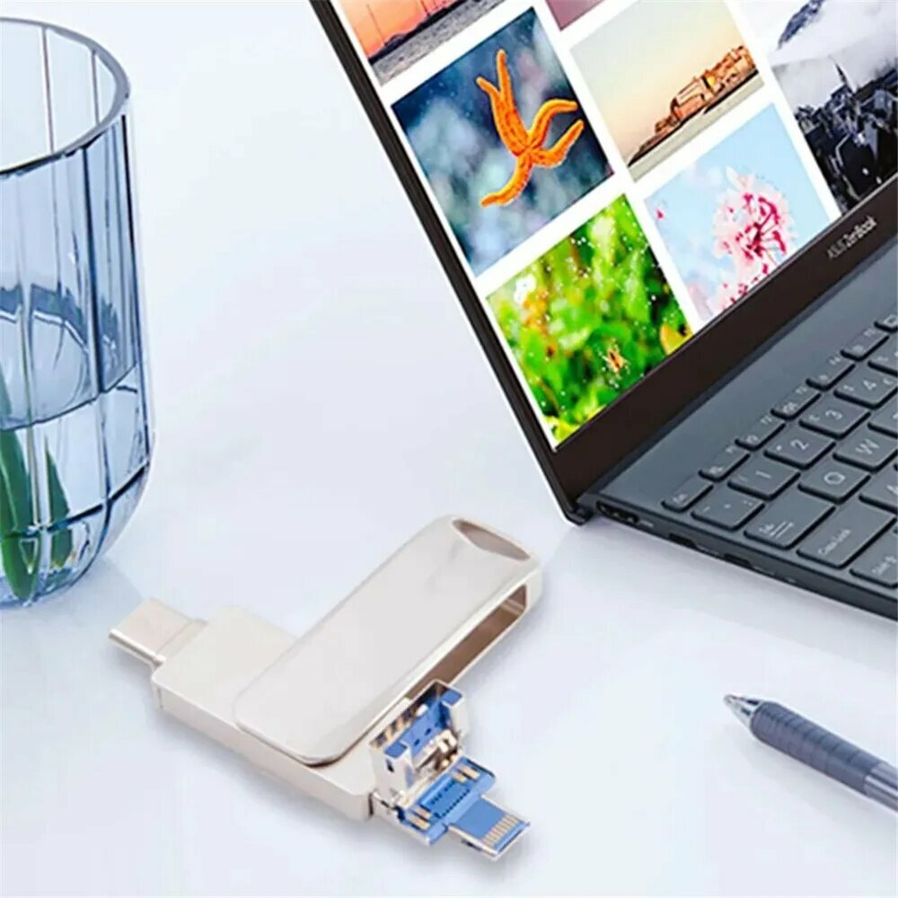 Флешка 256 ГБ OTG Type C USB 3.0 Flash для телефона 15, 14, 13, 12 X, внешняя карта памяти, смартфона, планшета