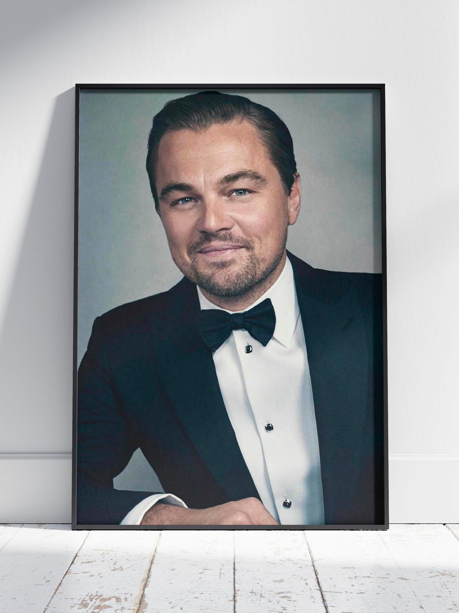 Плакат на стену для интерьера Леонардо Ди Каприо (Leonardo DiCaprio 48) - Постер по актеру фильма, кино, сериала формата A4 (21x30 см)