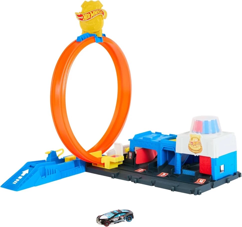 Игровой набор Hot Wheels JBM71 City Суперполицейский участок