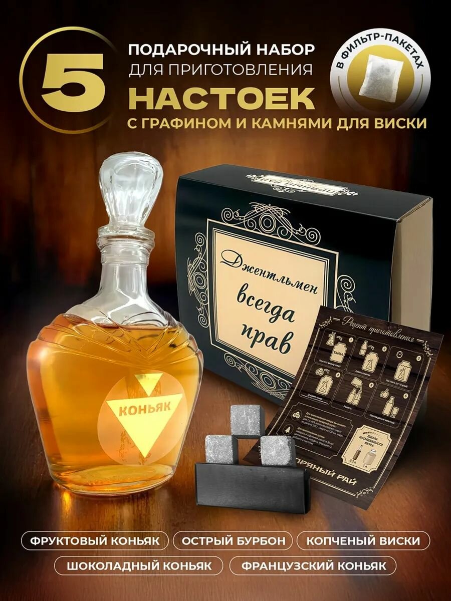 Настойки с графином.