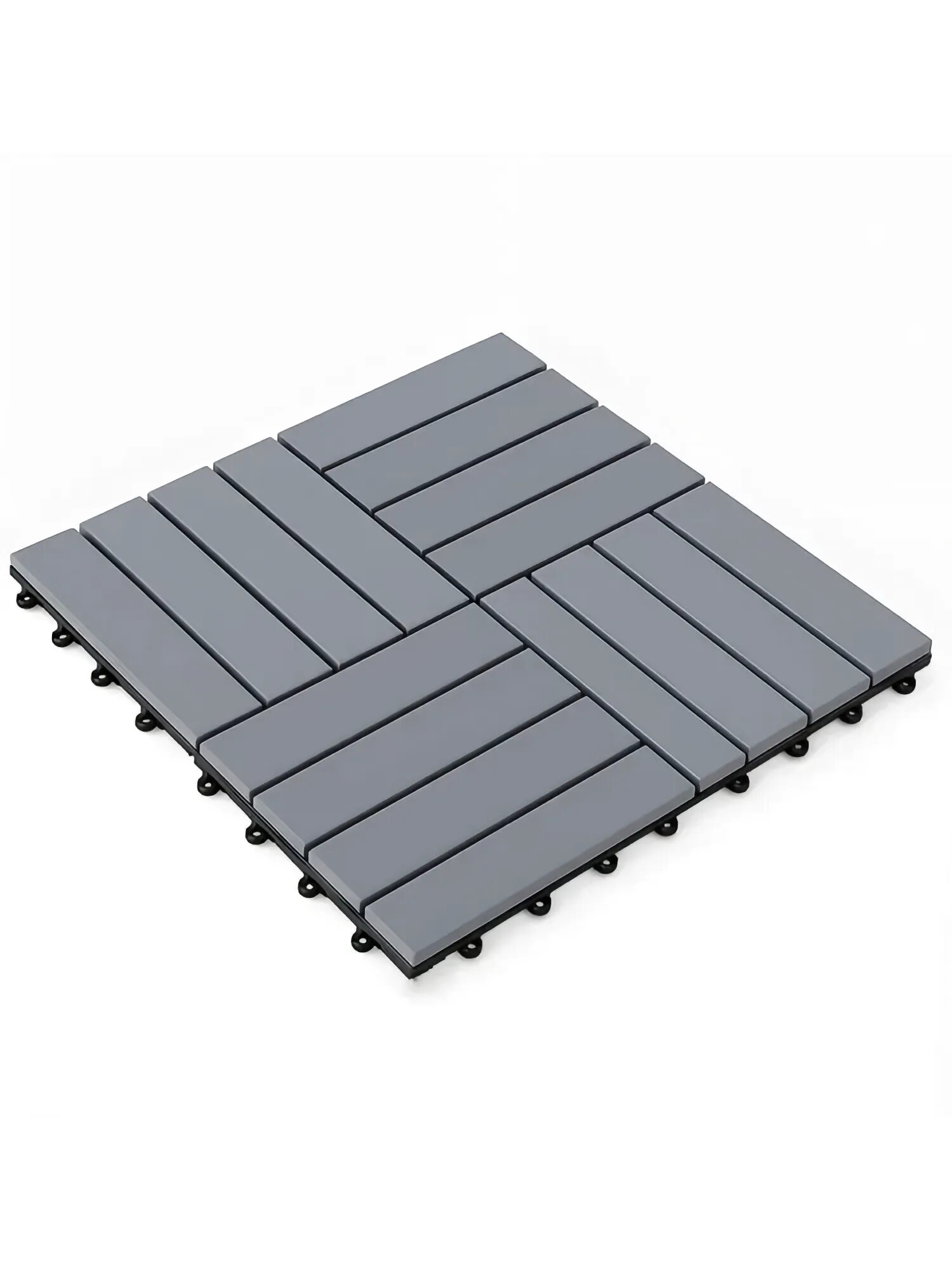 Паркет модульный выльгорт 30х30х3 см серый, массив сосны, 0,37 кв. м, 8 шт.