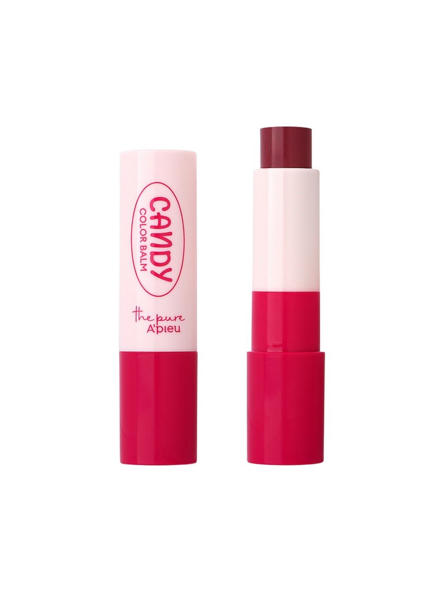 Бальзам для губ APIEU THE PURE CANDY оттеночный 02 plum 3 г