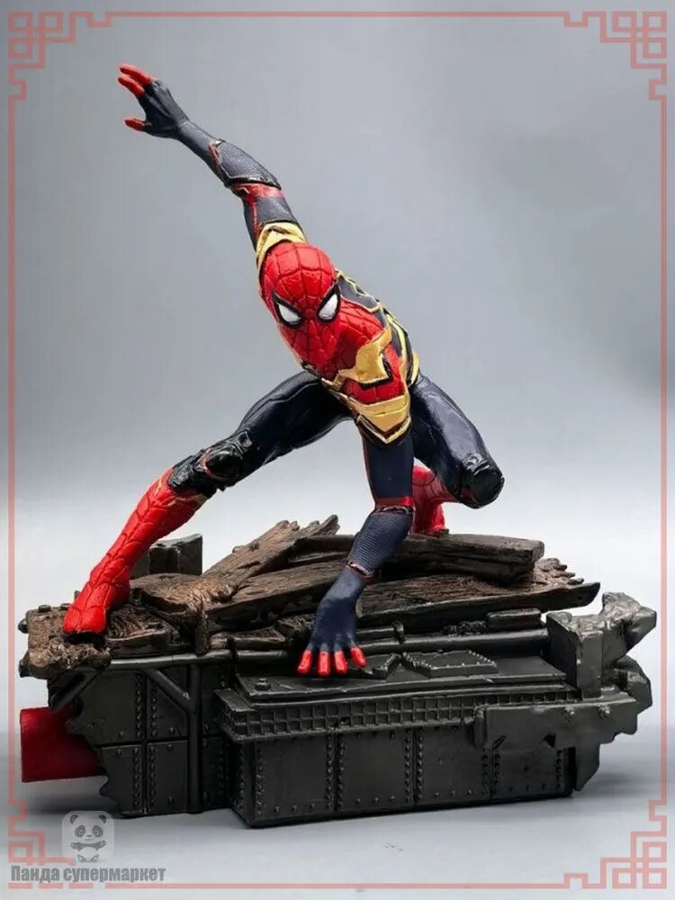Marvel Legends Фигурка Человек-Паук, Высота 17 см, ПВХ, Коллекционная