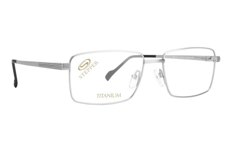 Оправа STEPPER SI-60257 F020, титановая, прямоугольная, серебристая.