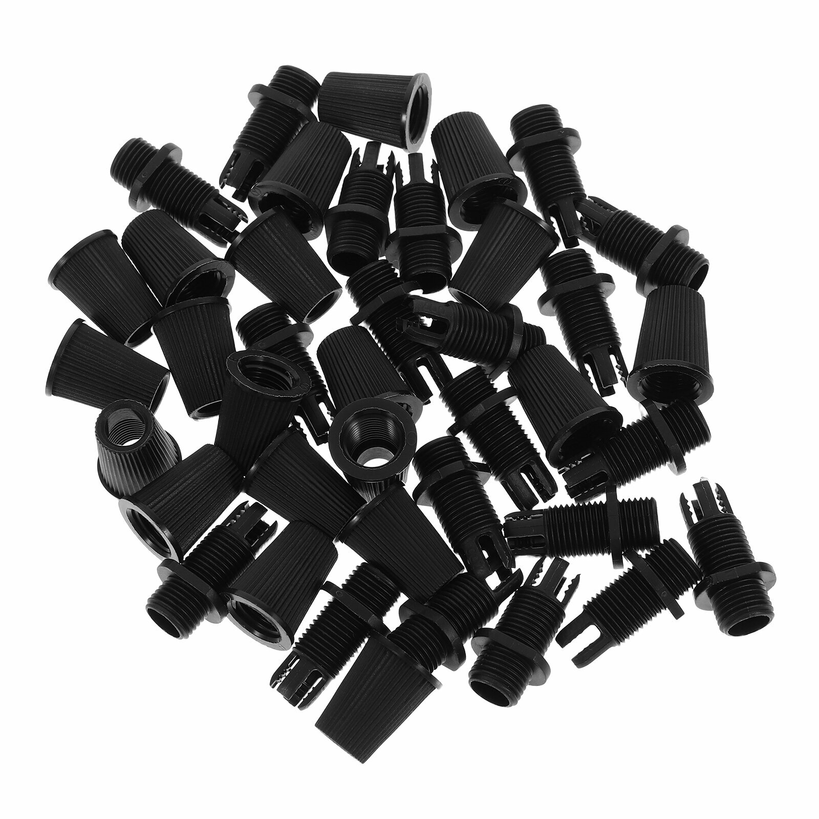 Пластиковые зажимы для проводов, проволочные зажимы, зажимы для проводов с защитой от выдергивания, аксессуары для подвесных светильников (черные) 20 шт.