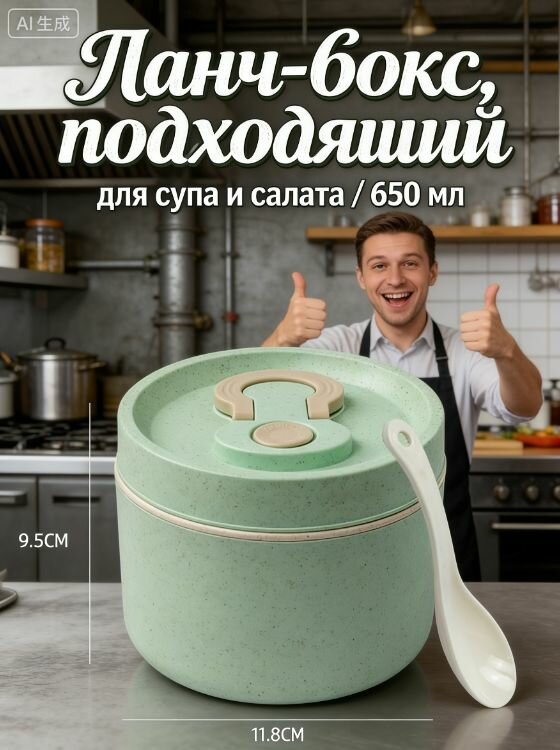 Крышка для гастроемкости, 690 мл, 1 шт