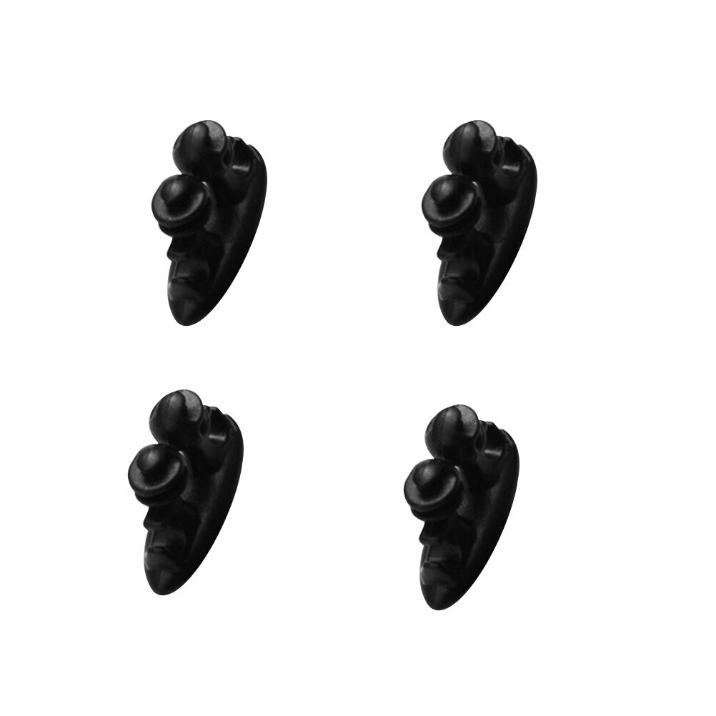 Автомобильные черные клипсы для кабелей с клеевым слоем, 8 шт, для фиксации проводов