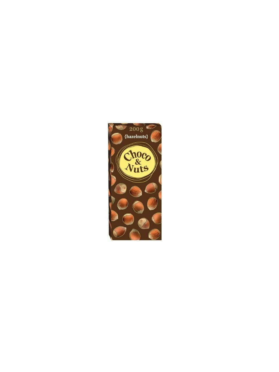 Шоколад мол. Choco & Nuts Фундук 200г (2шт)