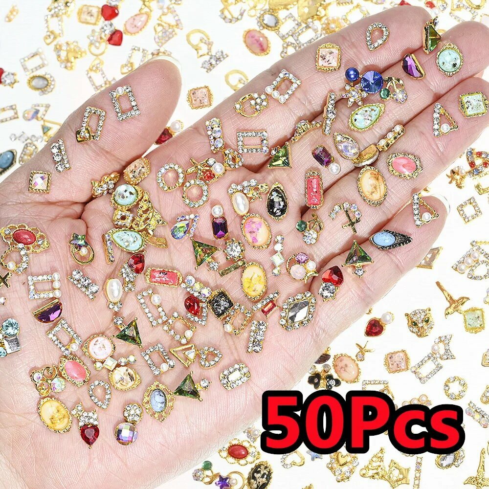 Подвески для ногтей 50pcs