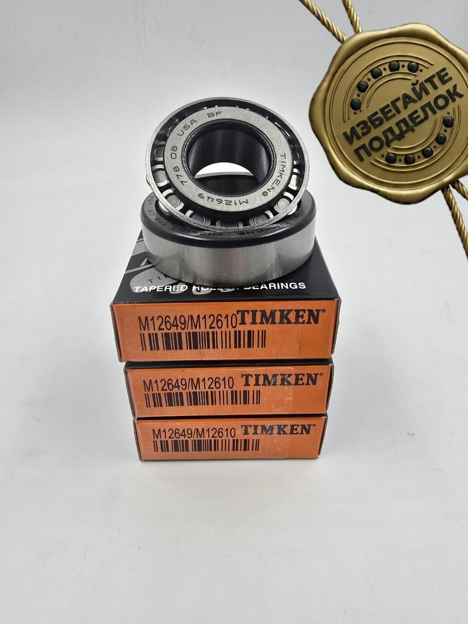 Подшипник M12649/M12610 TIMKEN ORIGINAL 21.43x50.005x17.526 мм конический, роликовый, однорядный, открытый (USA)