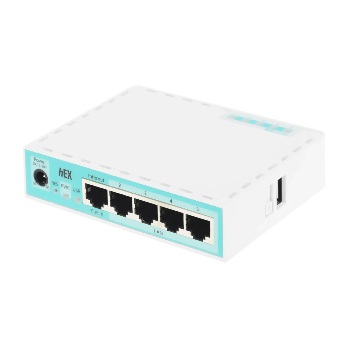 Маршрутизатор Mikrotik hEX refresh (E50UG) 5 × Gigabit Ethernet, USB 2.0, RouterOS v7, белый