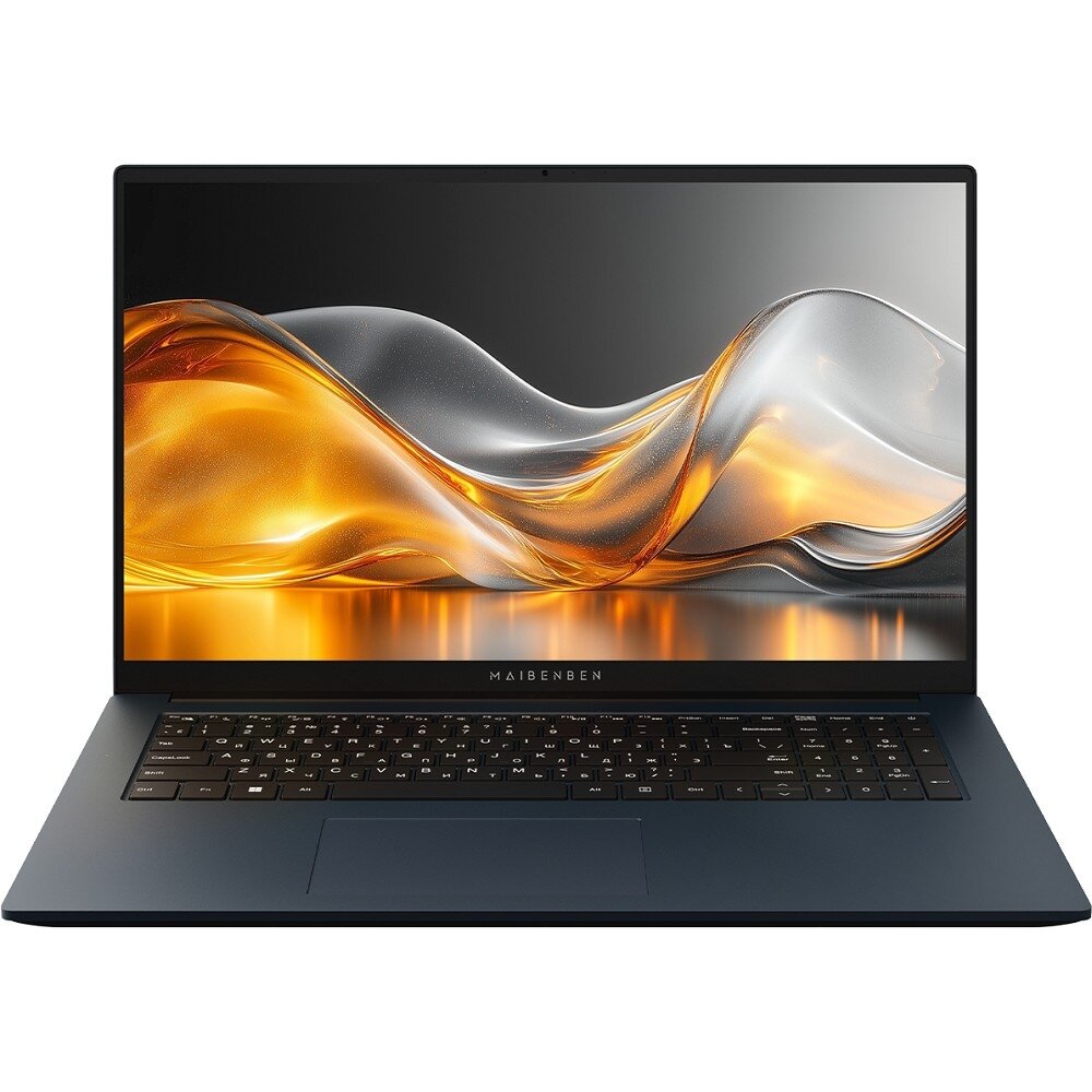 Ноутбук Maibenben Medio M17A M17A-R574UMF1SLURE3 Blue 17.3" FHD Ryzen 5 7430U/16Gb/512Gb/Linux/m+pad