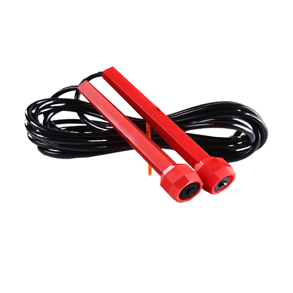 Скакалка С Термостойкой Ручкой Для Фитнеса И Спорта Красный Цвет