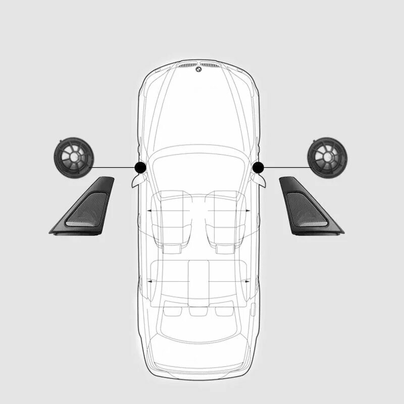 BMW F10 F11 5 серии твитер тройной гудок