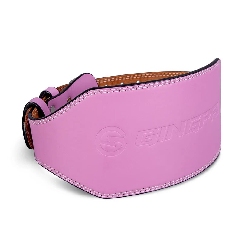 Розовый пояс для тяжелой атлетики Ginop NL 15cm, M