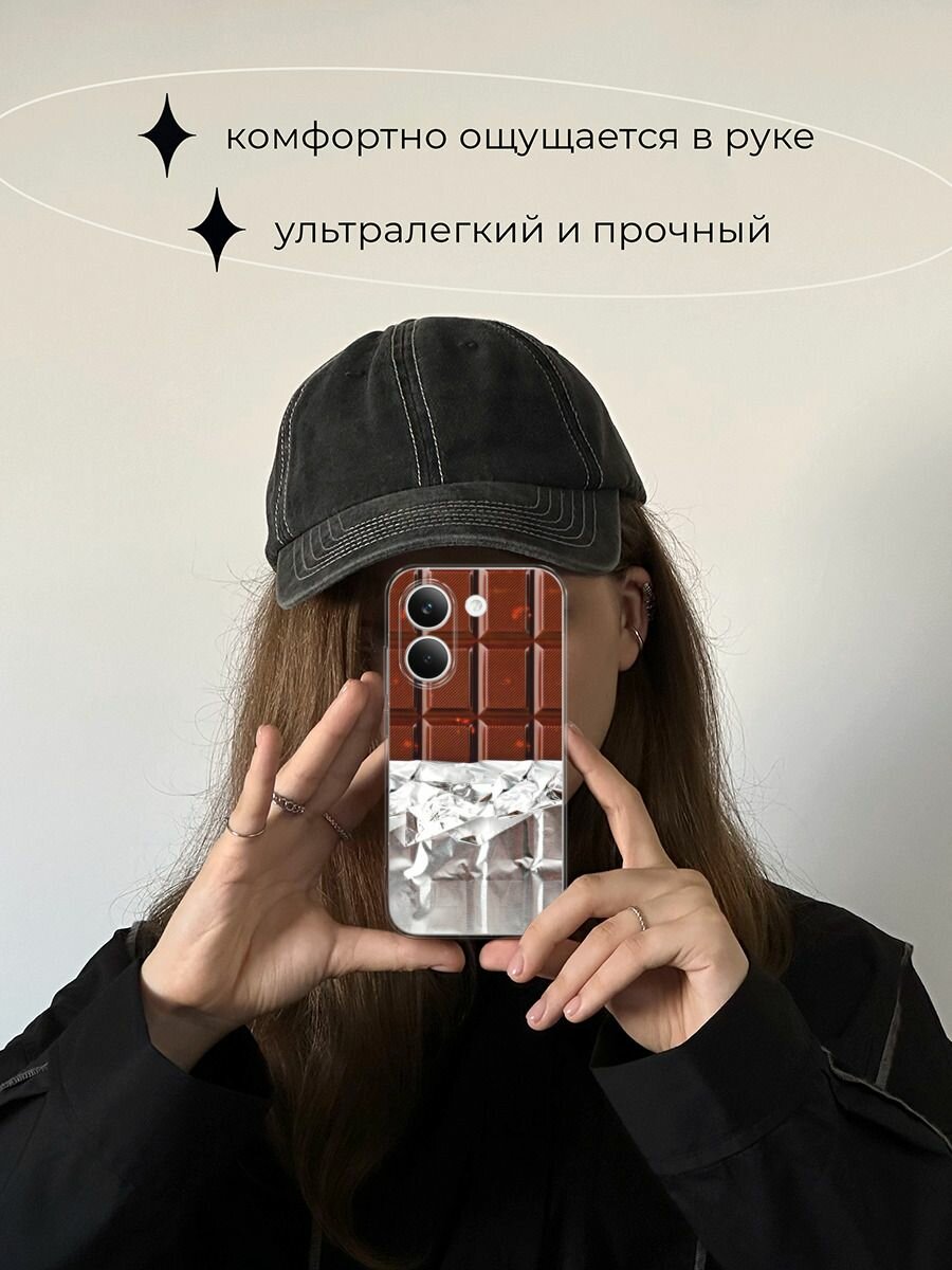 Чехол на Poco X8 Pro / Поко X8 Про с принтом Шоколад в обертке — фото 1