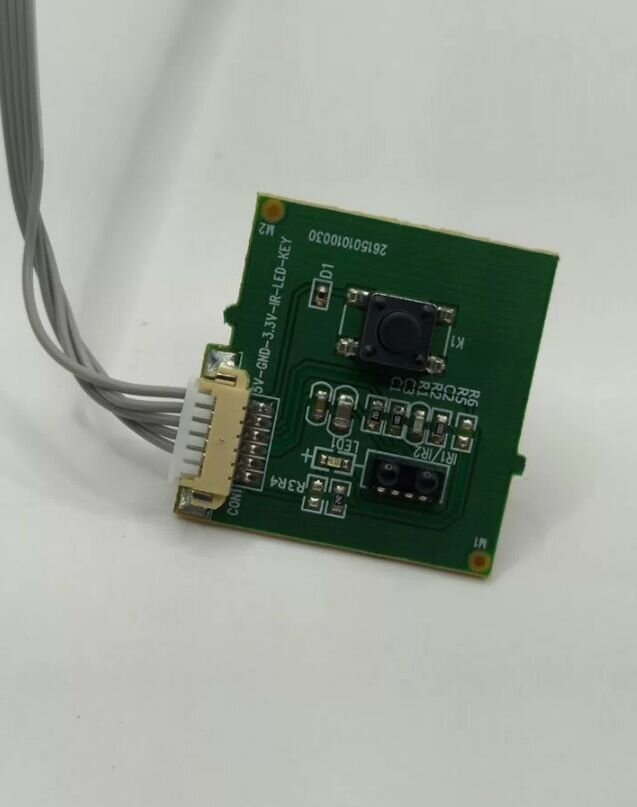 13134100687 E347210 261501010030 ИК приемник кнопка шлейф 43FY-IR KEY 43FY-M KB-5150 для телевизора HARTENS HTA-55QLED11B-HH24