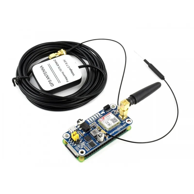 Waveshare GSM/GPRS/GNSS/Bluetooth HAT для Raspberry Pi — фото 1