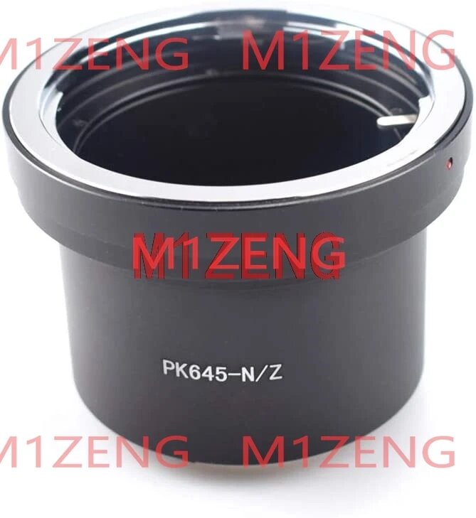 Адаптер Pentax PK645 на Nikon Z, черный, with long tripod
