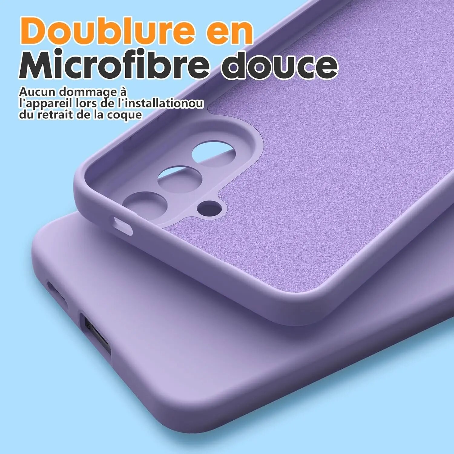 Оригинальный жидкий силиконовый чехол Fashion для Samsung Galaxy A37 A57 A36 A56 2026 CPurple, A57