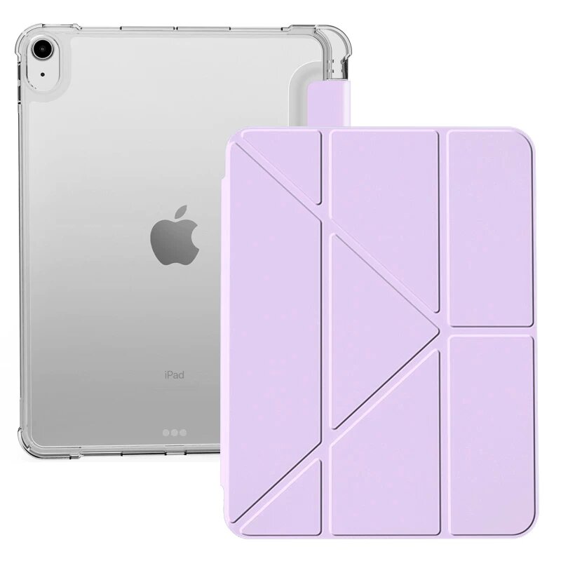 Чехол KHP для нового iPad Air 8 (2026) с левым слотом для стилуса, матовый прозрачный, для Apple Air 7 (11-го