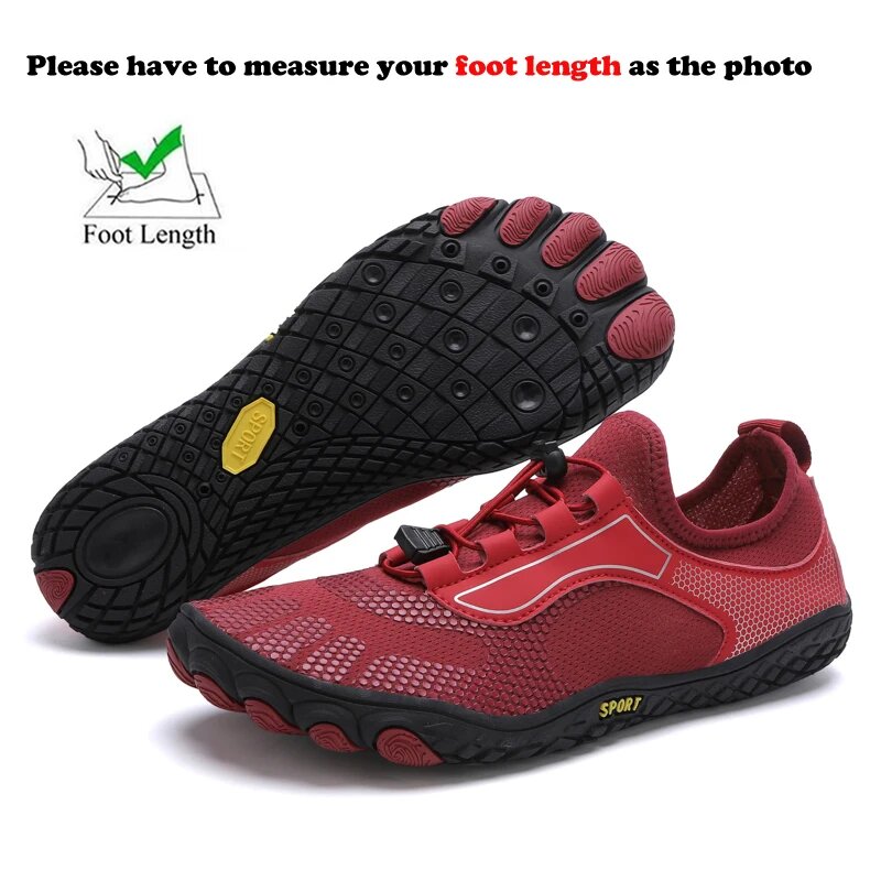 Красные barefoot кроссовки Realheren 48-50