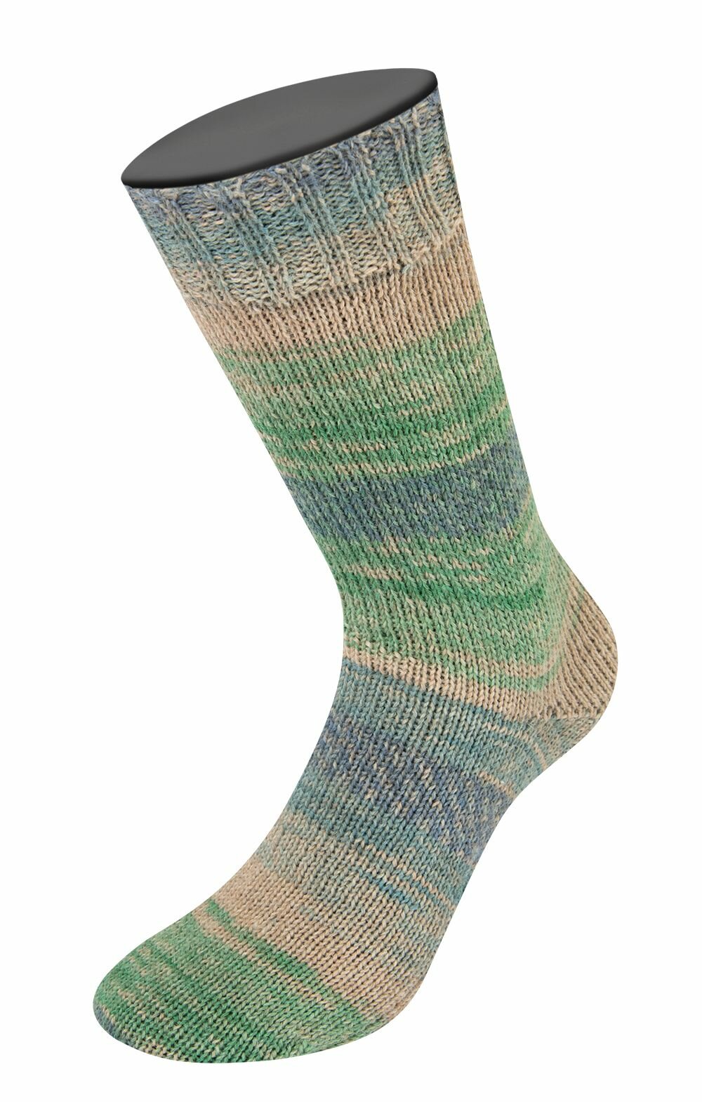 Носочная пряжа Lana Grossa Alpaca Print Meilenweit 100 (2212) 1 моток 100 г/400 м