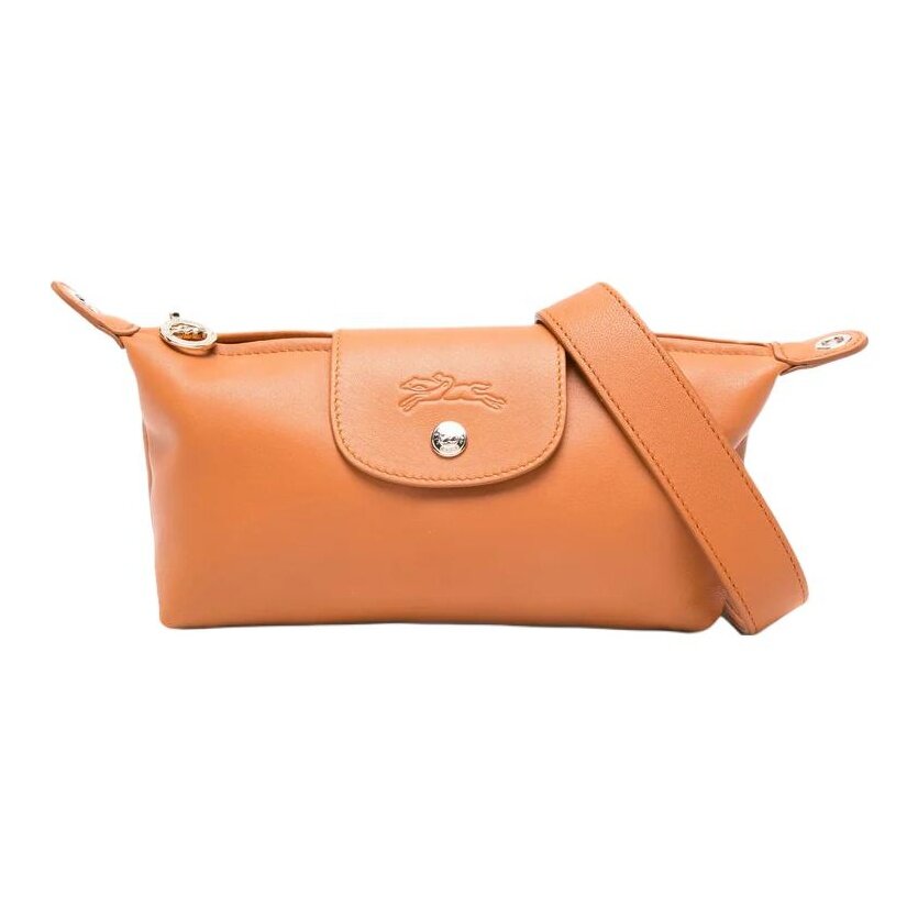 Сумка Longchamp Le Pliage Xtra, фактура матовая, оранжевый — фото 1
