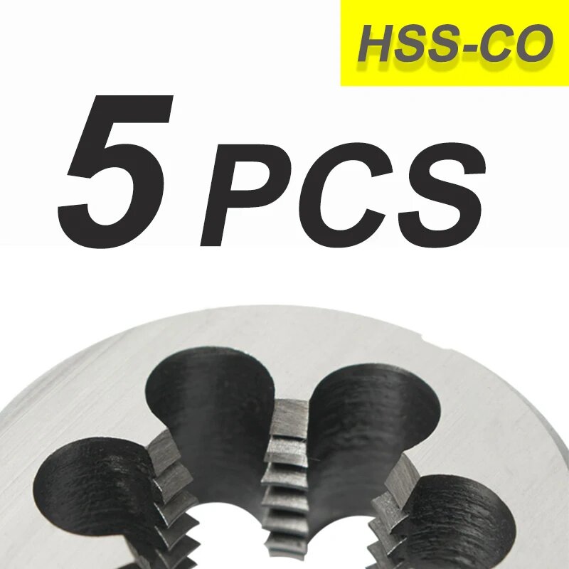 5 шт. Резьбовые метчики M10x1 HSS-CO